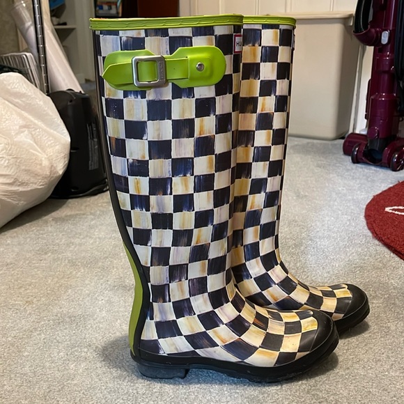 MacKenzie-Childs | Shoes | Mackenziechilds Courtly Check Hunter Rain ...